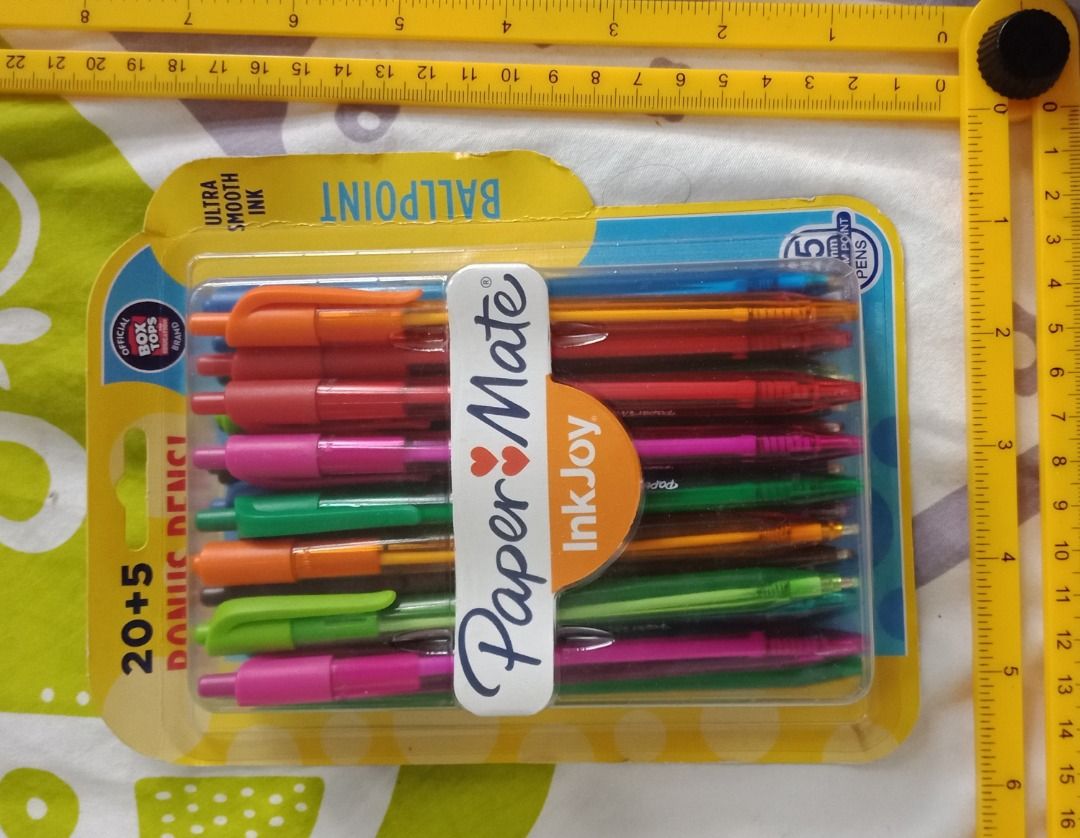 25 PC SET PAPERMATE Ink Joy Ballpoint Pens Ultra Smooth Ink 100RT ...