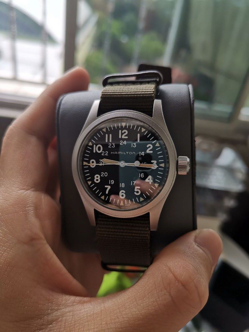 38mm full set Hamilton Khaki Mechanical h50 movement Field Military ...