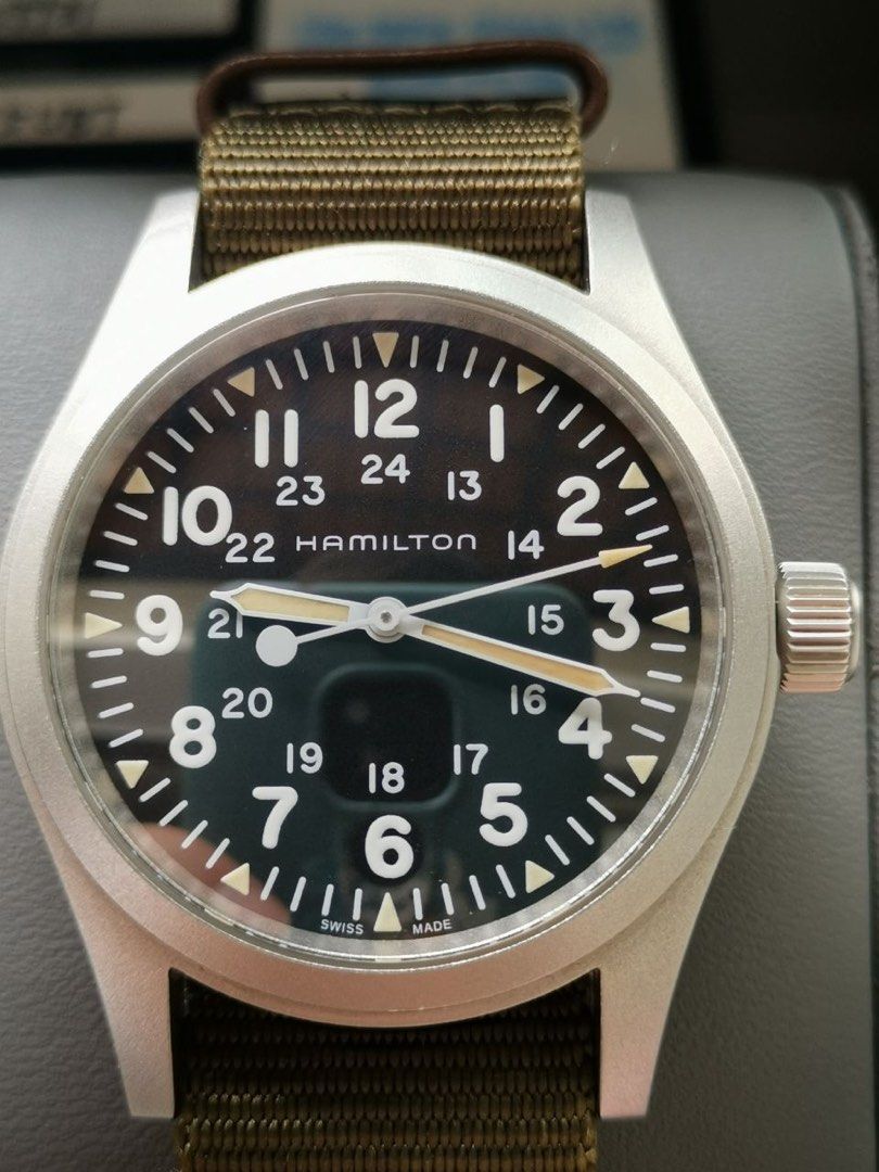 38mm full set Hamilton Khaki Mechanical h50 movement Field Military ...