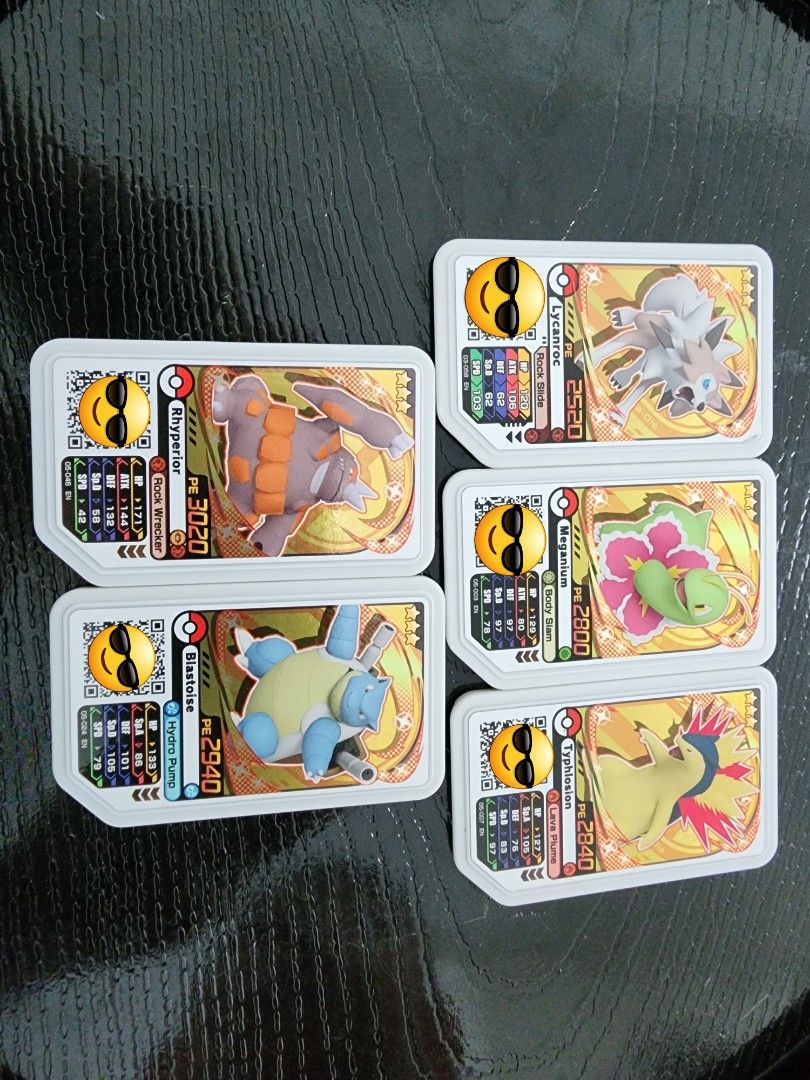 3 Star Pokemon Ga-Ole Disc/Cards, Hobbies & Toys, Toys & Games on Carousell