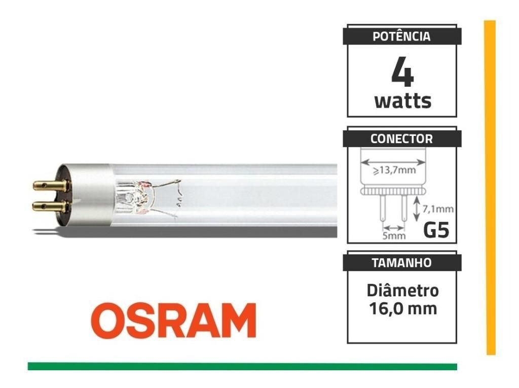 4 x OSRAM UV Light Tube 4W for Haenim, Spectra, Upang, Hanil Bottle ...