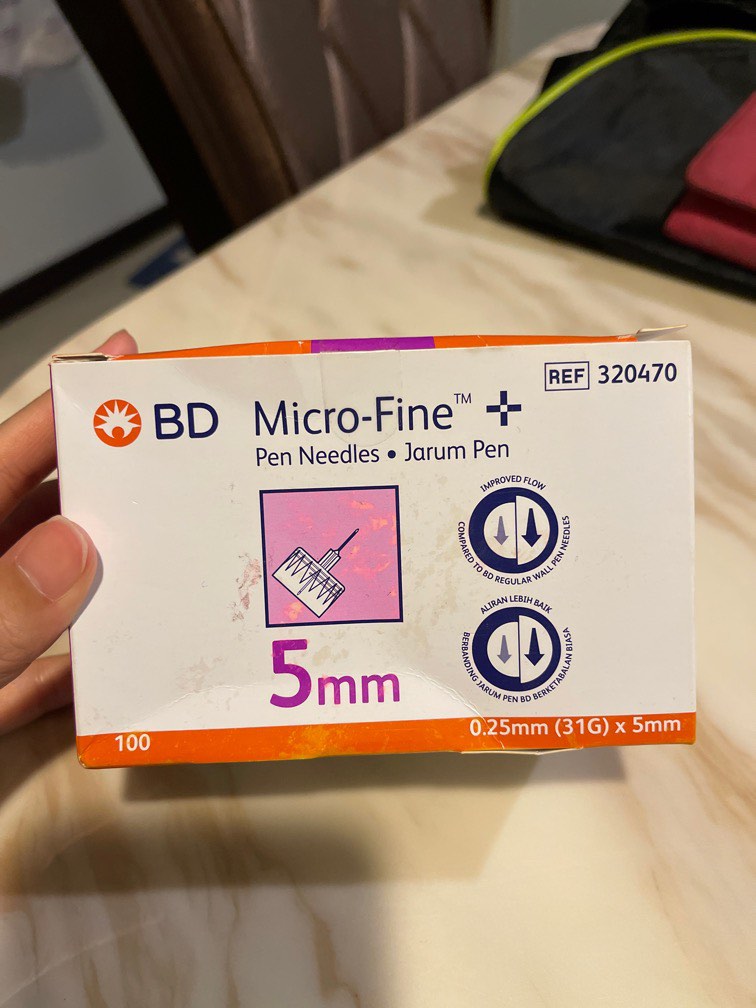 5mm- BD microfine needle, Health & Nutrition, Medical Supplies & Tools ...