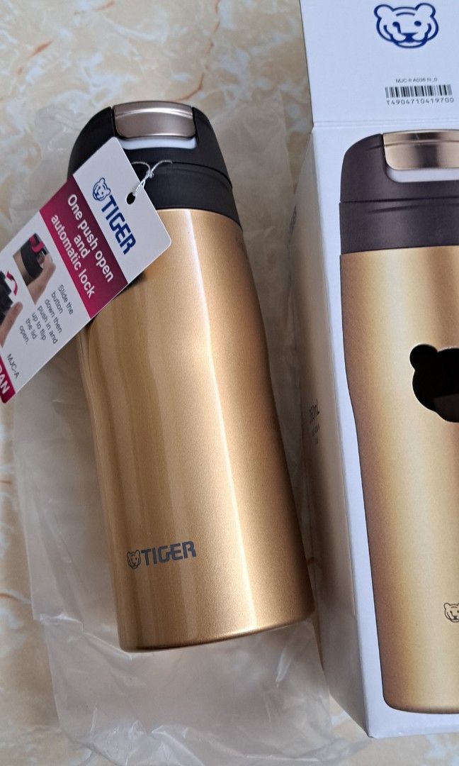 全新 日本製 Tiger 保溫瓶 360ml, 傢俬＆家居, 廚具和餐具, 廚水杯、水壺 - Carousell