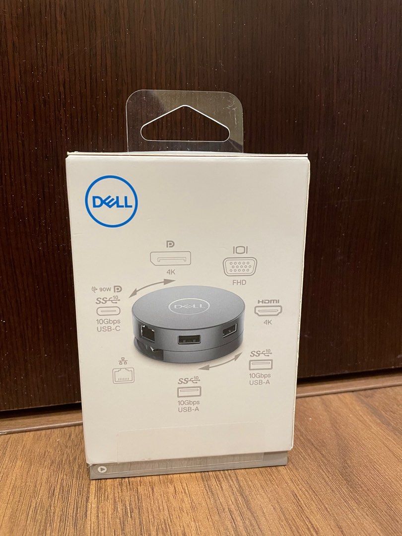 戴爾 Dell DA310 USB Type-C 七合一 轉接器 轉接頭 HUB, 電腦及科技產品, 電腦周邊產品, 轉接線及轉換器在旋轉拍賣