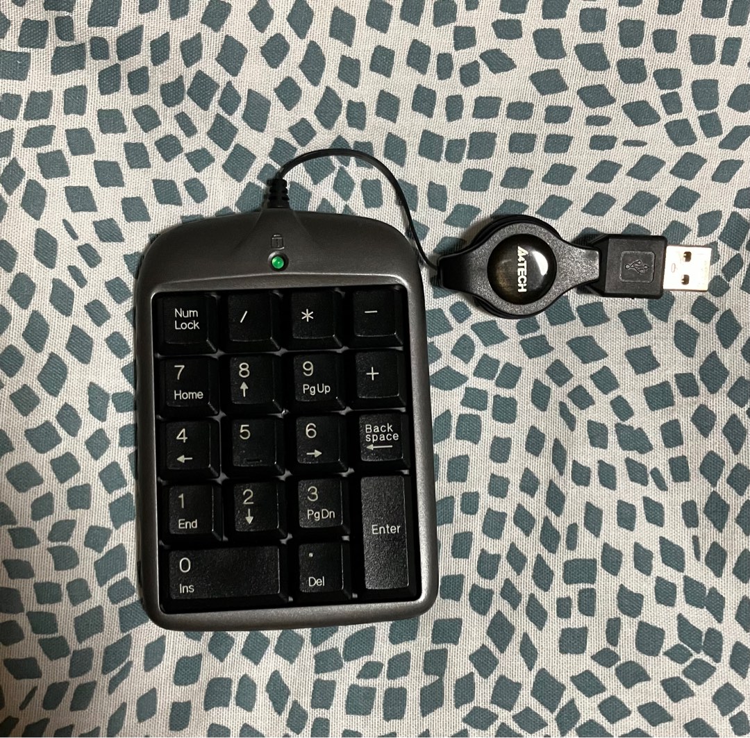A4 TECH NUMERIC PAD, Computers & Tech, Parts & Accessories, Computer Keyboard on Carousell