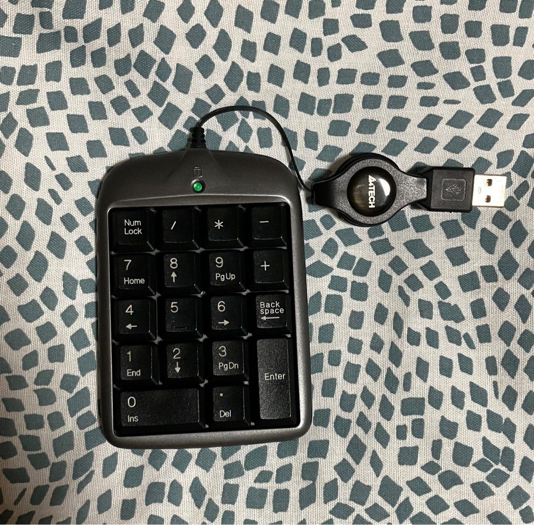 A4 TECH NUMERIC PAD, Computers & Tech, Parts & Accessories, Computer Keyboard on Carousell
