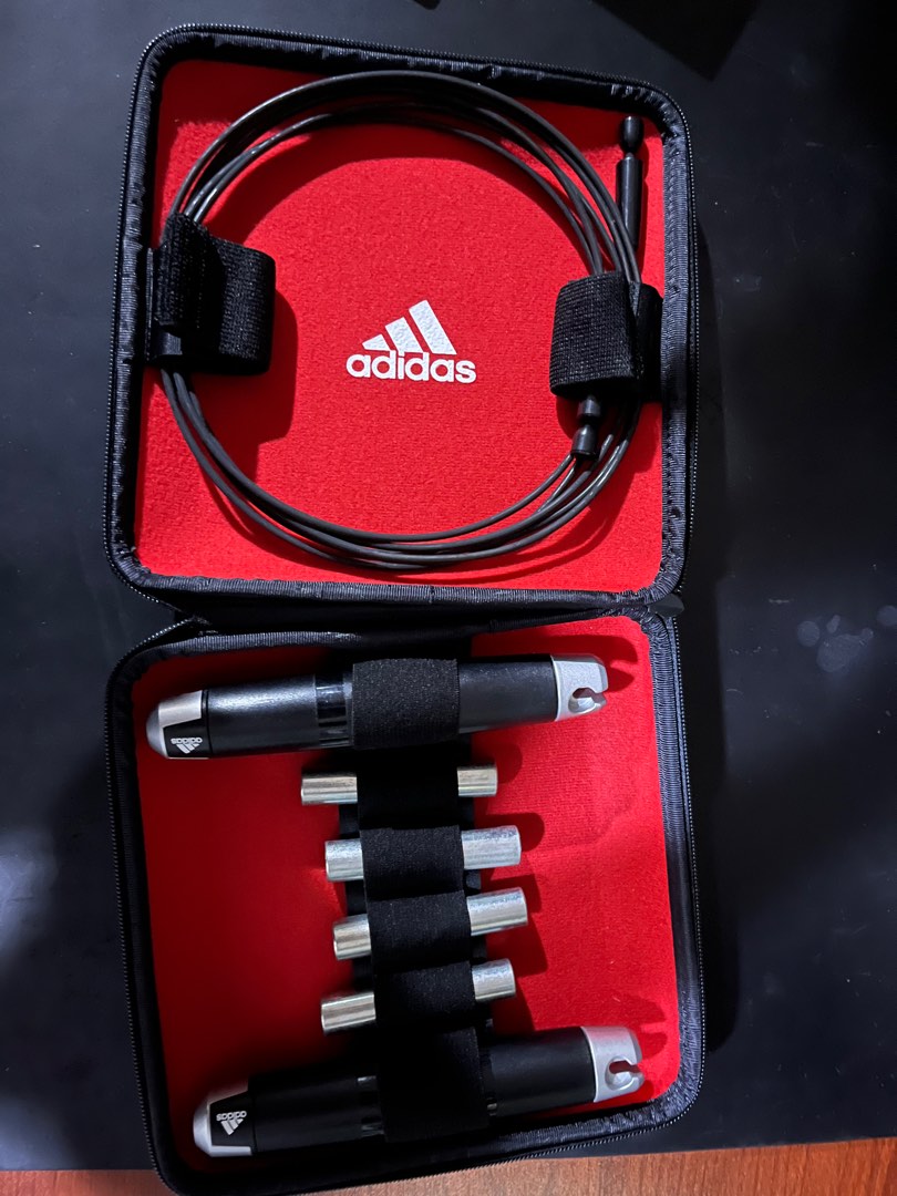 Adidas Speed Rope (with weights), Sports Equipment, Exercise & Fitness ...