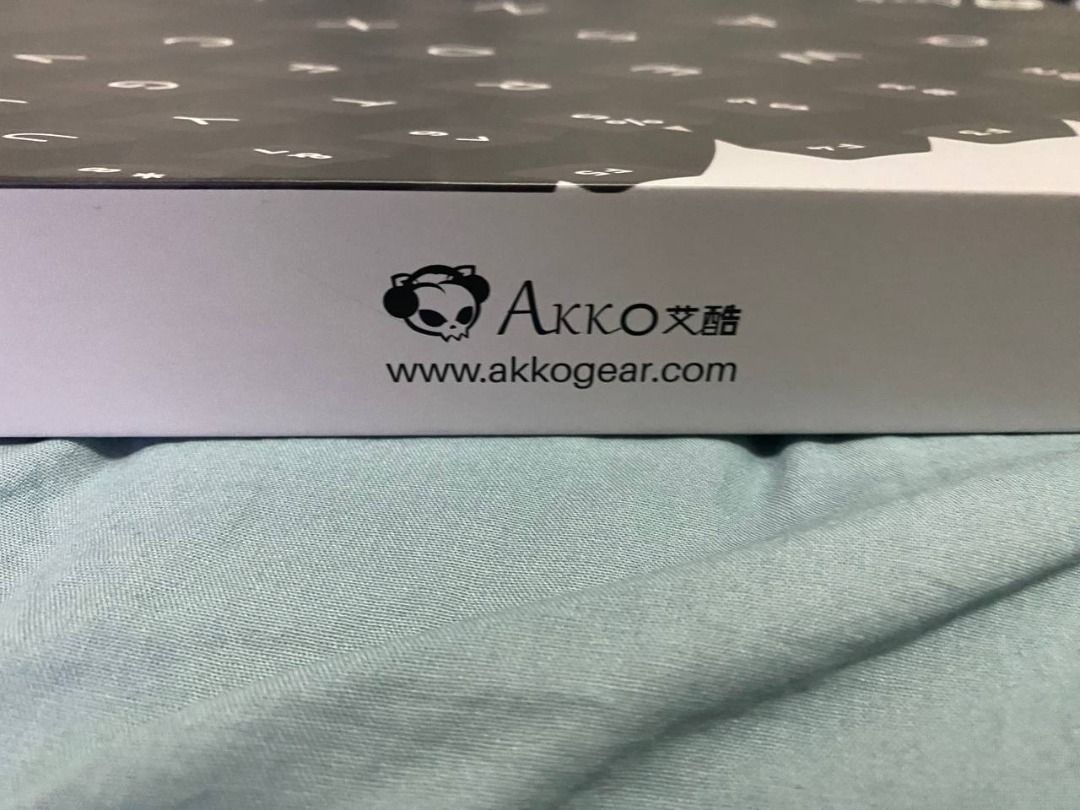 Akko ASA White on Black Keycaps, Computers & Tech, Parts & Accessories ...