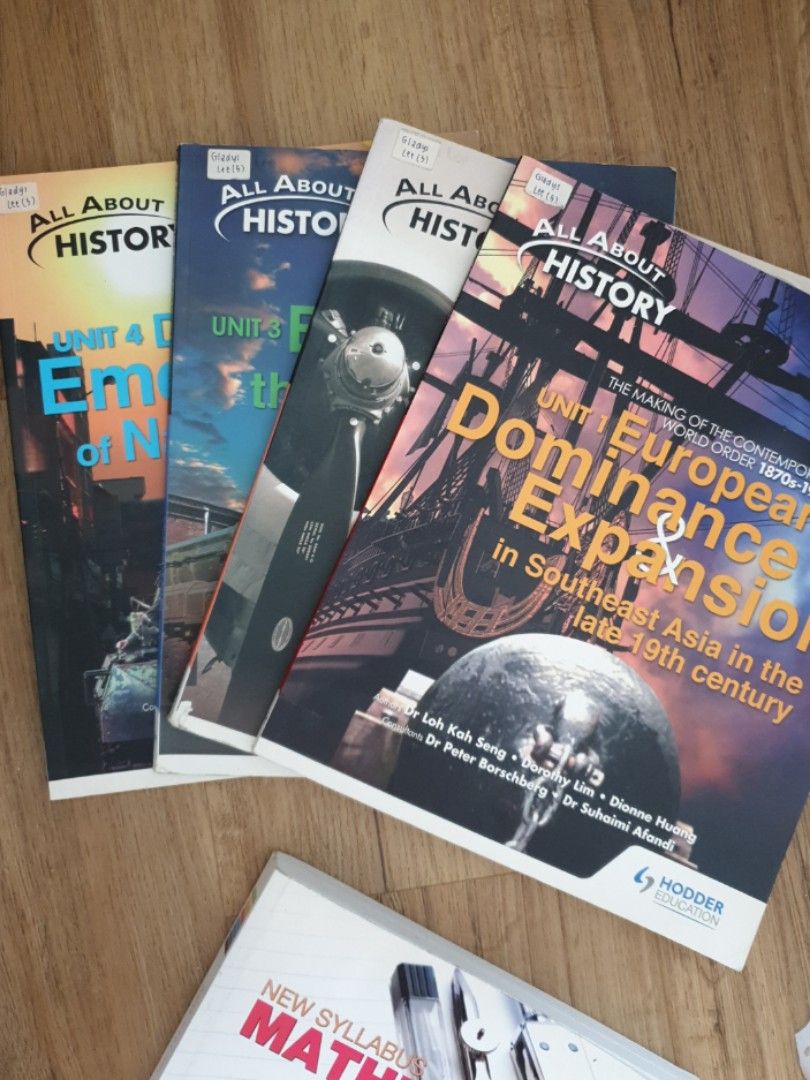 All about History Sec Textbook unit 1 2 3 4 o level pure history ...