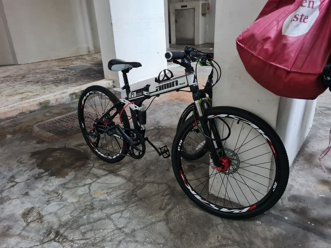 Amin mountain bike bicycle foldable 26 inch rims wheels 26" 26'' meroca ...
