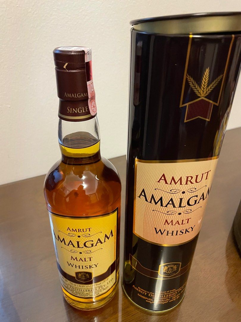 Amrut Amalgam Single Malt Whiskey, Food & Drinks, Alcoholic Beverages ...