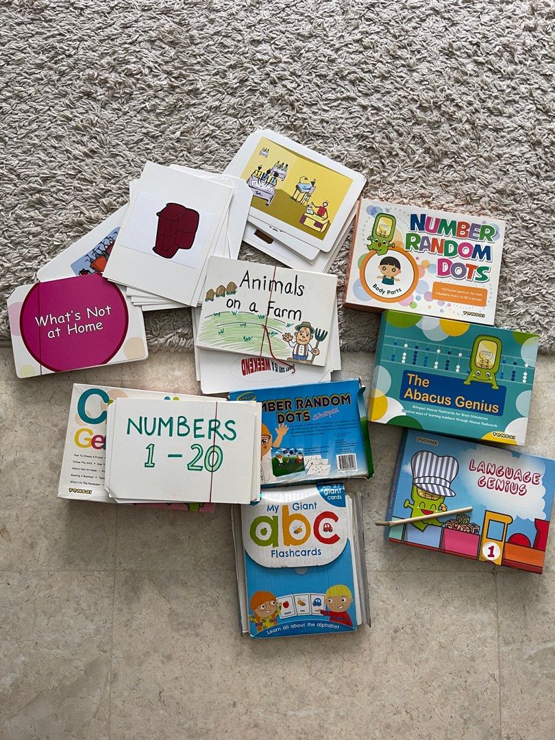 Assorted Flash Cards for Shichida, Hobbies & Toys, Books & Magazines ...