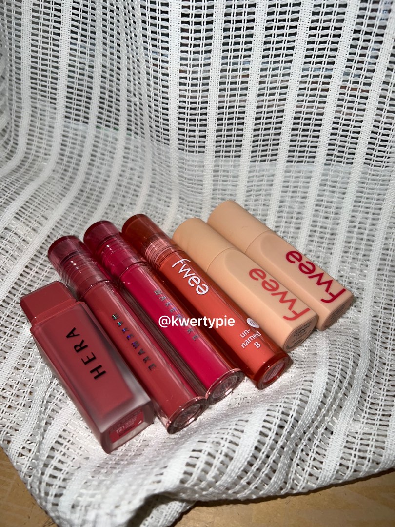 Assorted Hera Wakemake Fwee Lip Tints, Beauty & Personal Care, Face ...