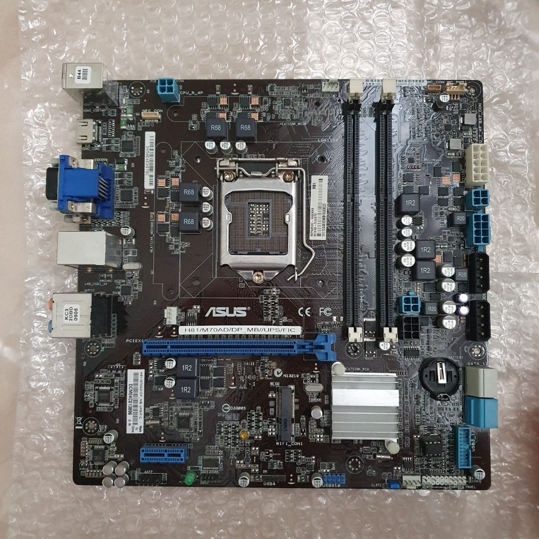 Asus H81/M70AD/DP_MB Motherboard, Computers & Tech, Parts & Accessories ...