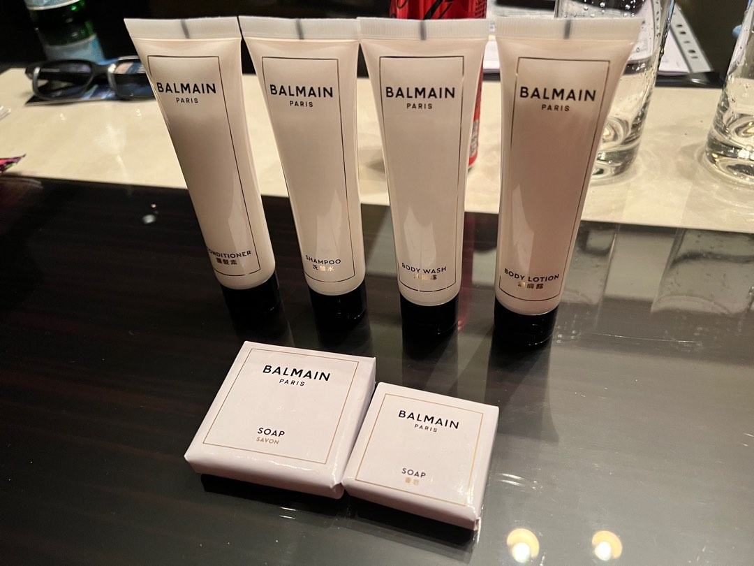 Balmain Shampoo Conditioner Body Wash Lotion and Soap set, 美容＆化妝品, 沐浴 ...
