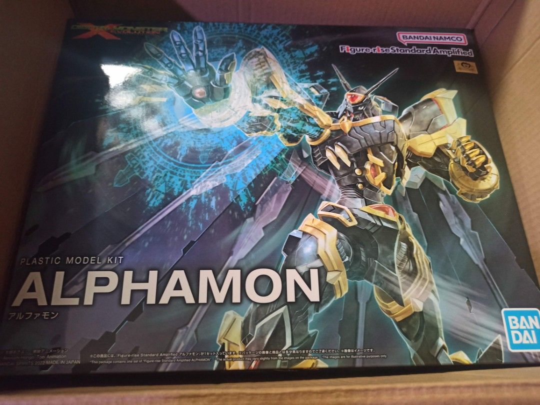 Bandai figure-rise amplified alphamon digimon, Hobbies & Toys, Toys ...