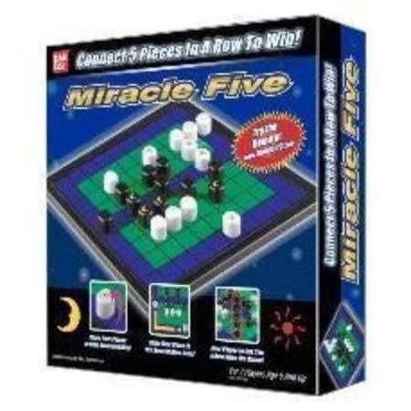 BANDAI Miracle Five Connect Five Pieces in a Row Gomoku Gobang Strategy ...