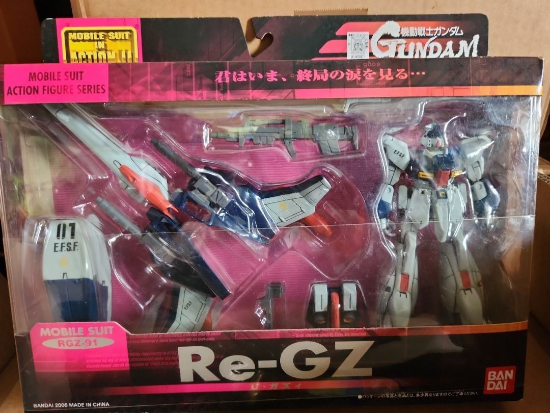 Bandai RGZ-91 Gundam, Hobbies & Toys, Toys & Games on Carousell