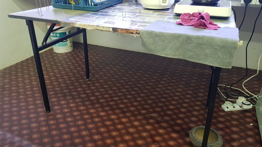 Banquet Table 4x2.5ft, Furniture & Home Living, Furniture, Tables ...