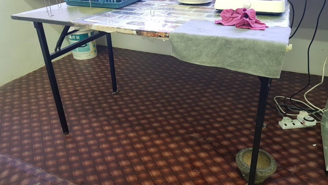 Banquet Table 4x2.5ft, Furniture & Home Living, Furniture, Tables ...