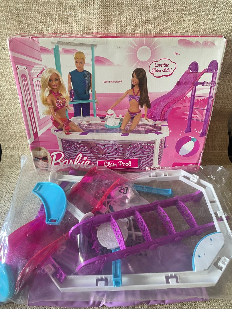 Barbie Glam Pool Playset, Hobbies & Toys, Toys & Games on Carousell