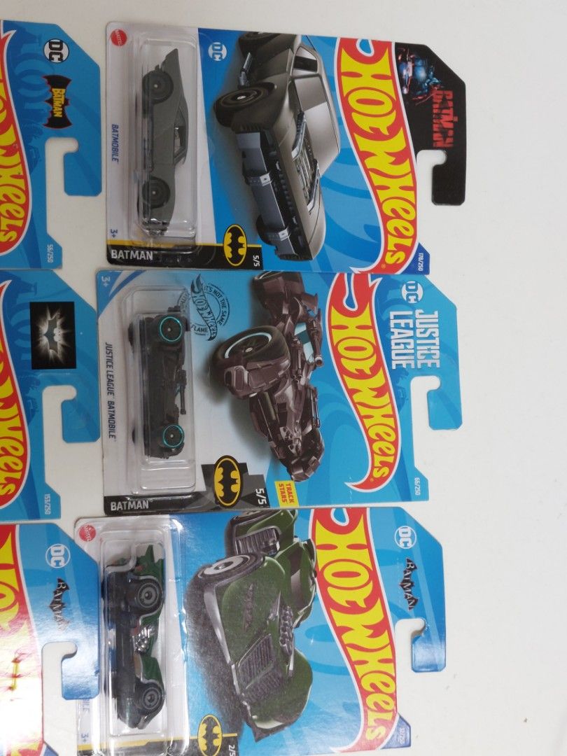 Batmobile batman 6 cars lot, Hobbies & Toys, Toys & Games on Carousell