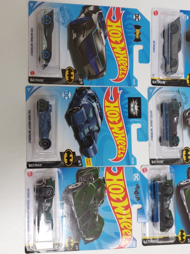 Batmobile batman 6 cars lot, Hobbies & Toys, Toys & Games on Carousell