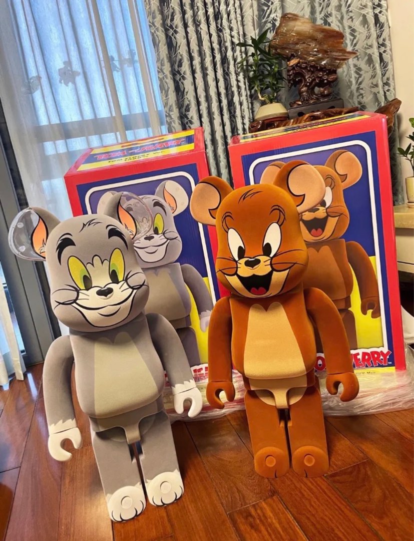 Bearbrick Tom & Jerry 1000%, Hobbies & Toys, Toys & Games on Carousell