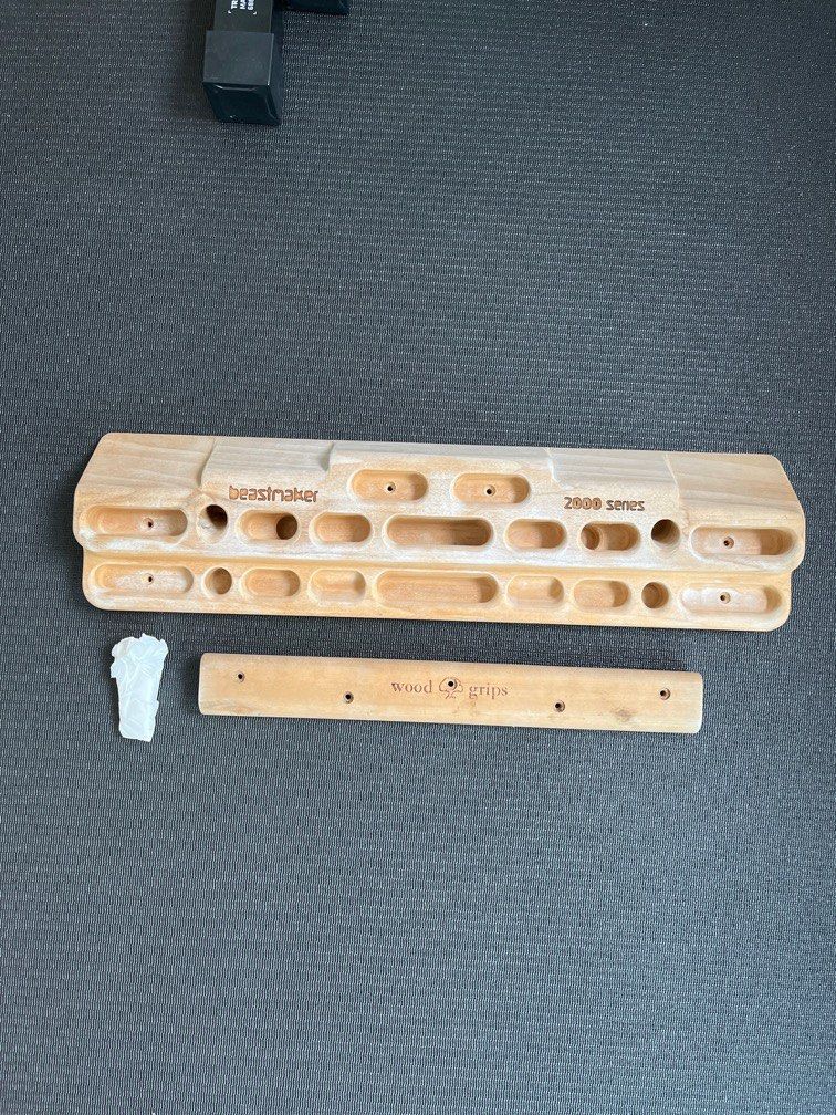 Beastmaker 2000 + Woodgrips hang boards, Sports Equipment, Other Sports ...