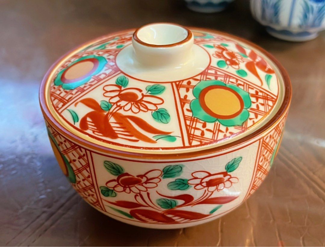 Beautiful Japanese Bowl with lid, Furniture & Home Living, Kitchenware ...