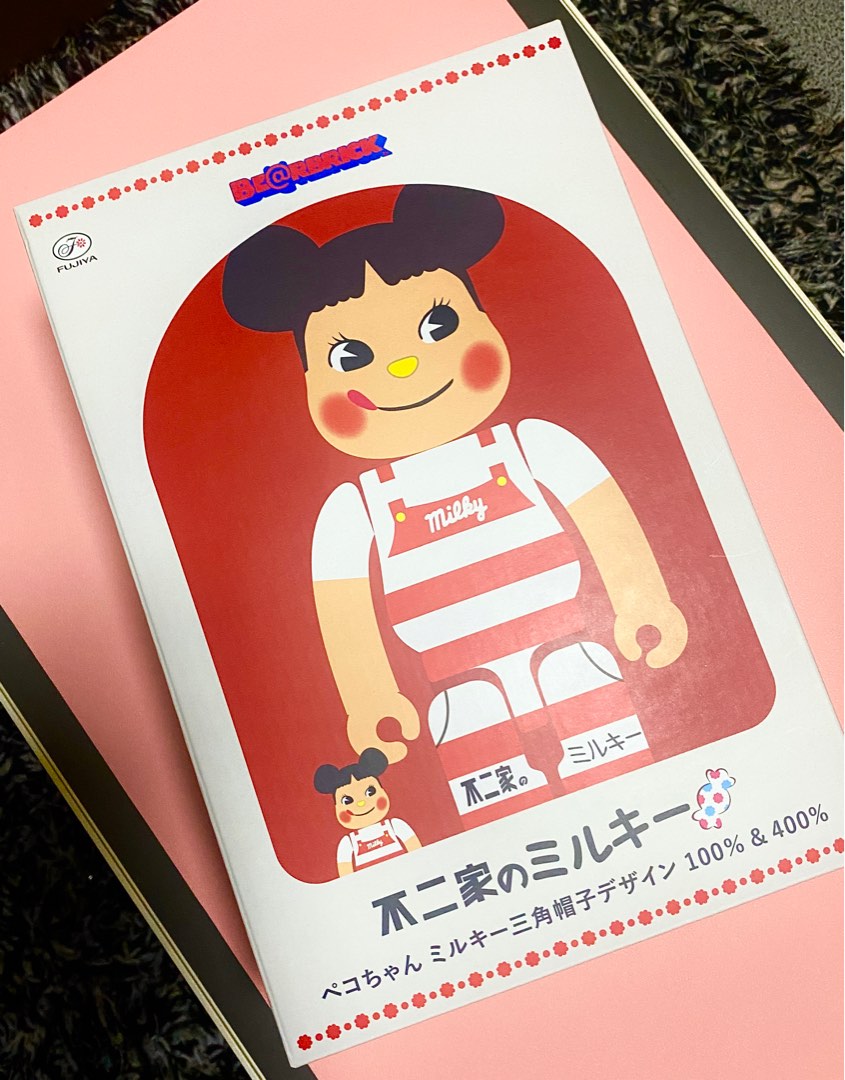 BE@RBRICK PEKO CHAN 400% + 100%, Hobbies & Toys, Toys & Games on Carousell