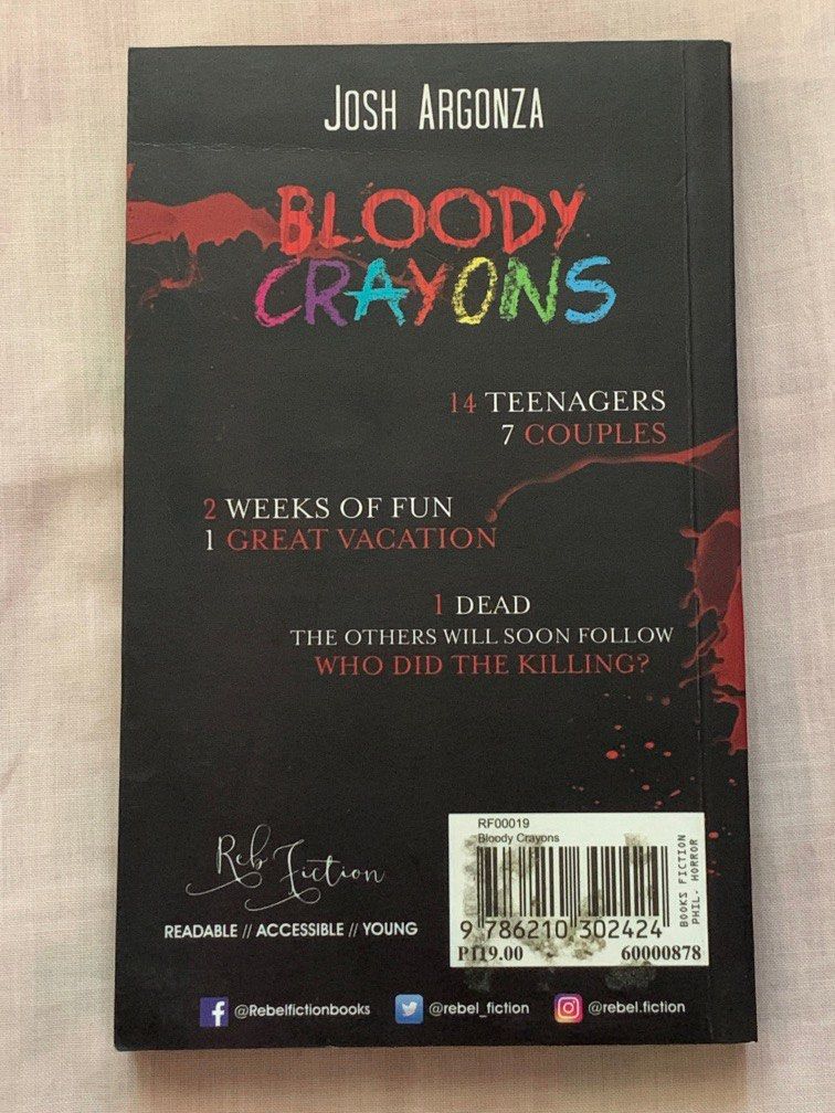 Bloody Crayons by Josh Argonza, Hobbies & Toys, Books & Magazines ...