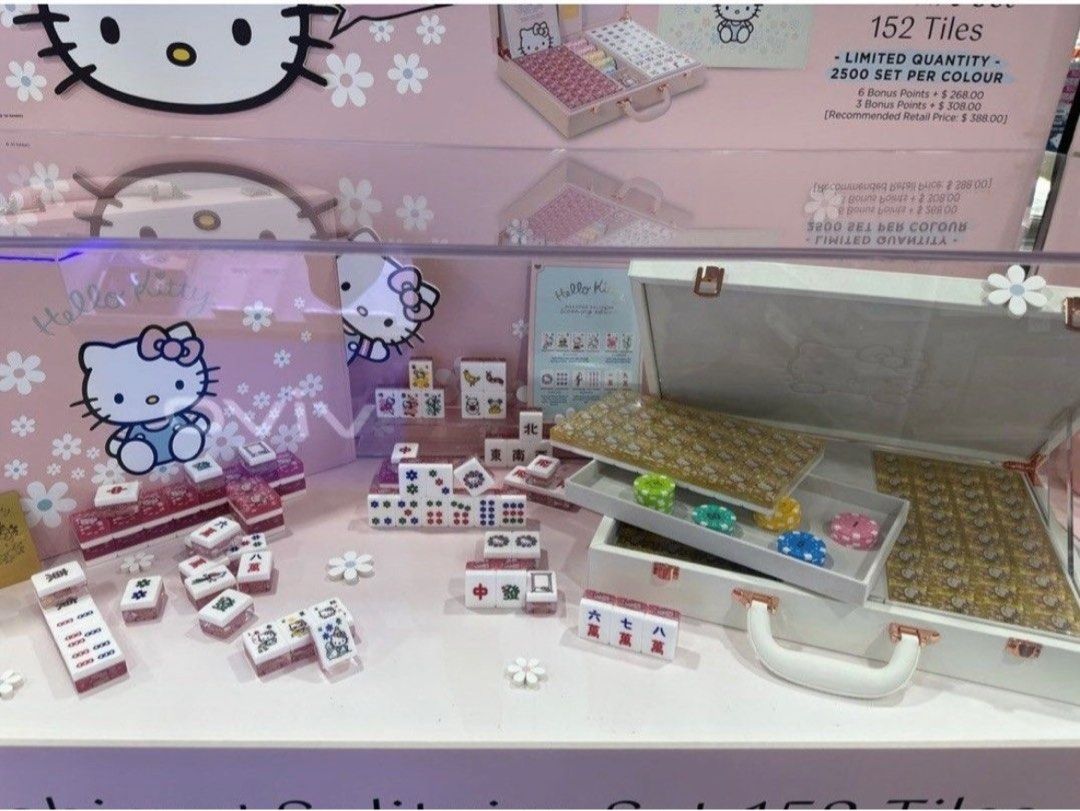 [BNIB] Hello Kitty Mahjong Tiles FairPrice NTUC FairPrice Hello Kitty ...