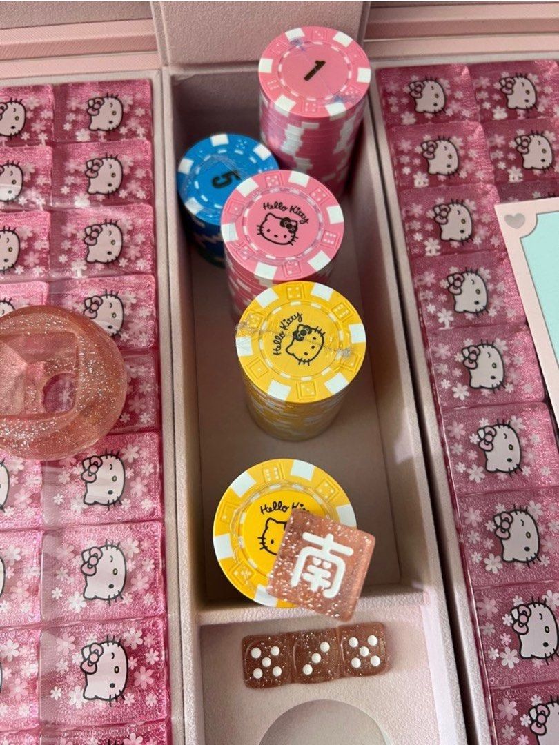 [BNIB] Hello Kitty Mahjong Tiles FairPrice NTUC FairPrice Hello Kitty ...