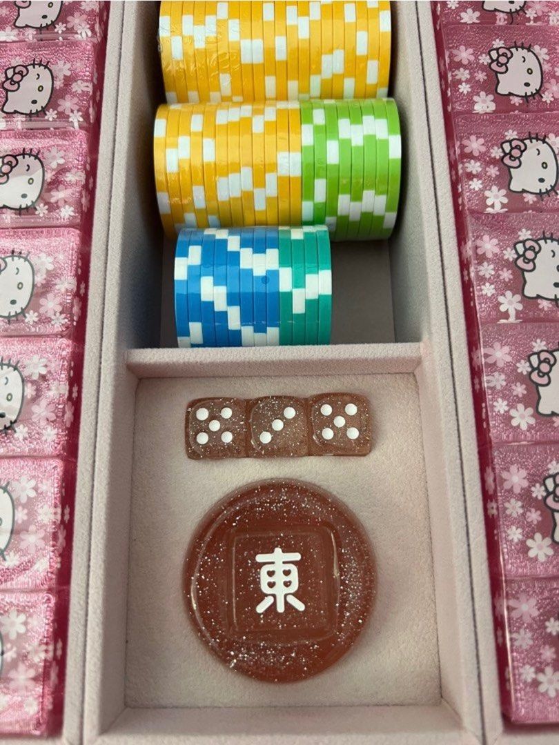 [BNIB] Hello Kitty Mahjong Tiles FairPrice NTUC FairPrice Hello Kitty ...