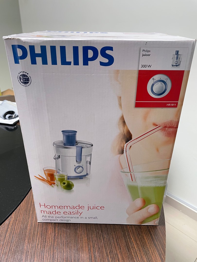 [BNIB] Philips Juicer HR1811 (300W), TV & Home Appliances, Kitchen ...