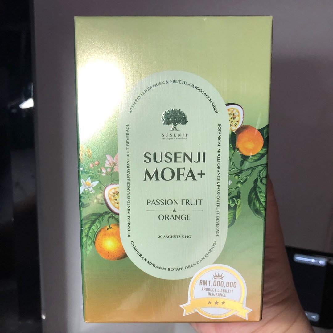 BNIB Susenji Mofa+ Orange Flavoured Detox Drink Beverage, Health ...