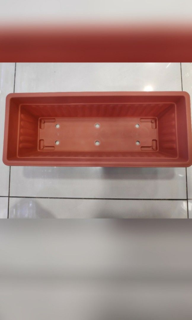 Brand New Big Rectangular Planter Pot, Furniture & Home Living ...