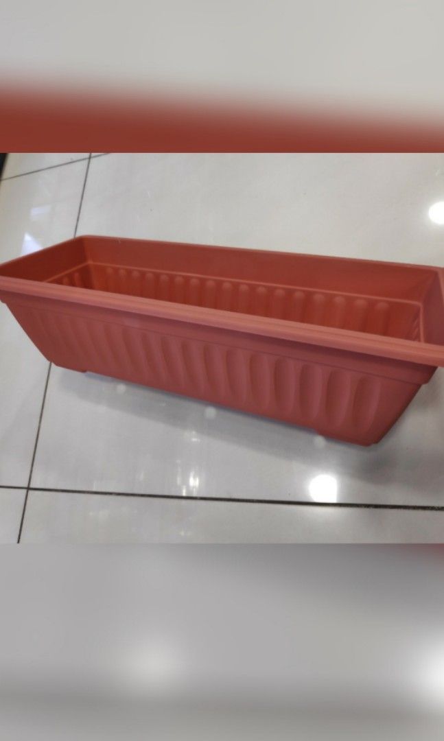 Brand New Big Rectangular Planter Pot, Furniture & Home Living ...