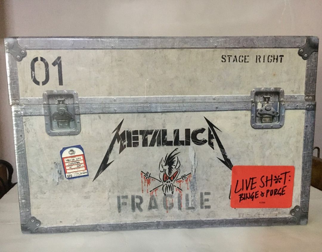 SEALED NEW Metallica Live Shit Binge & Purge Box Set 3 VHS 3 CD Boxset ...