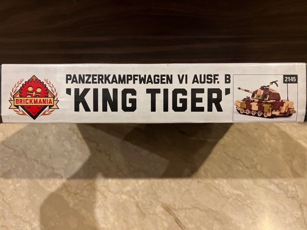 Brickmania King Tiger Panzerkampfwagen VI AUSF.B brand new sealed lego ...