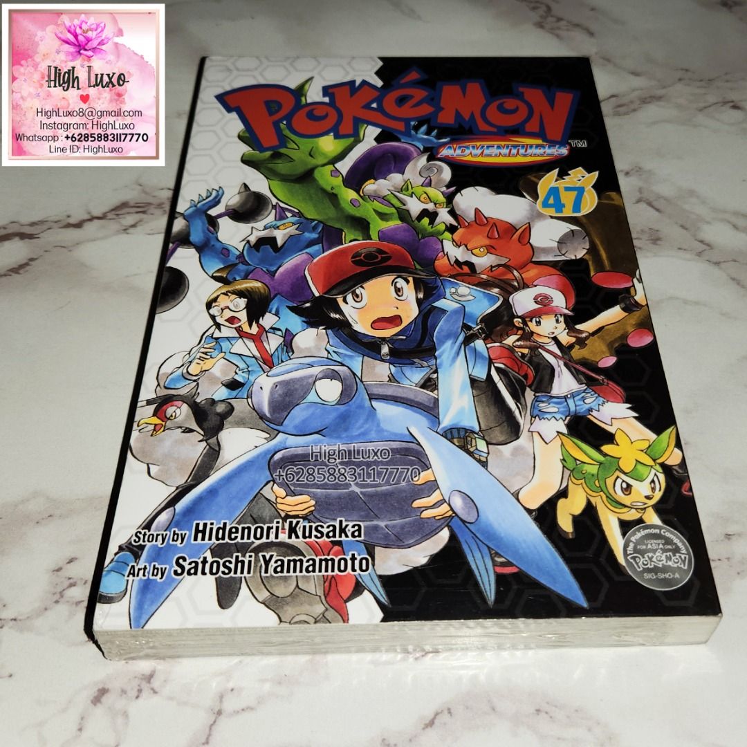 Buku Komik Pokemon Pokémon Adventures Vol 47 English Comic Book Manga ...