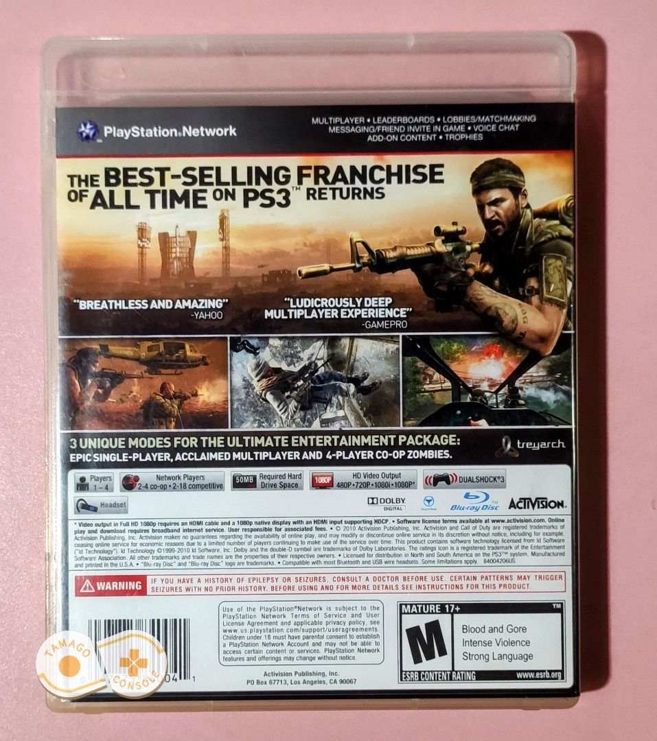 Call of Duty Black Ops - [PS3 Game] [ENGLISH Language] [CIB / Complete ...
