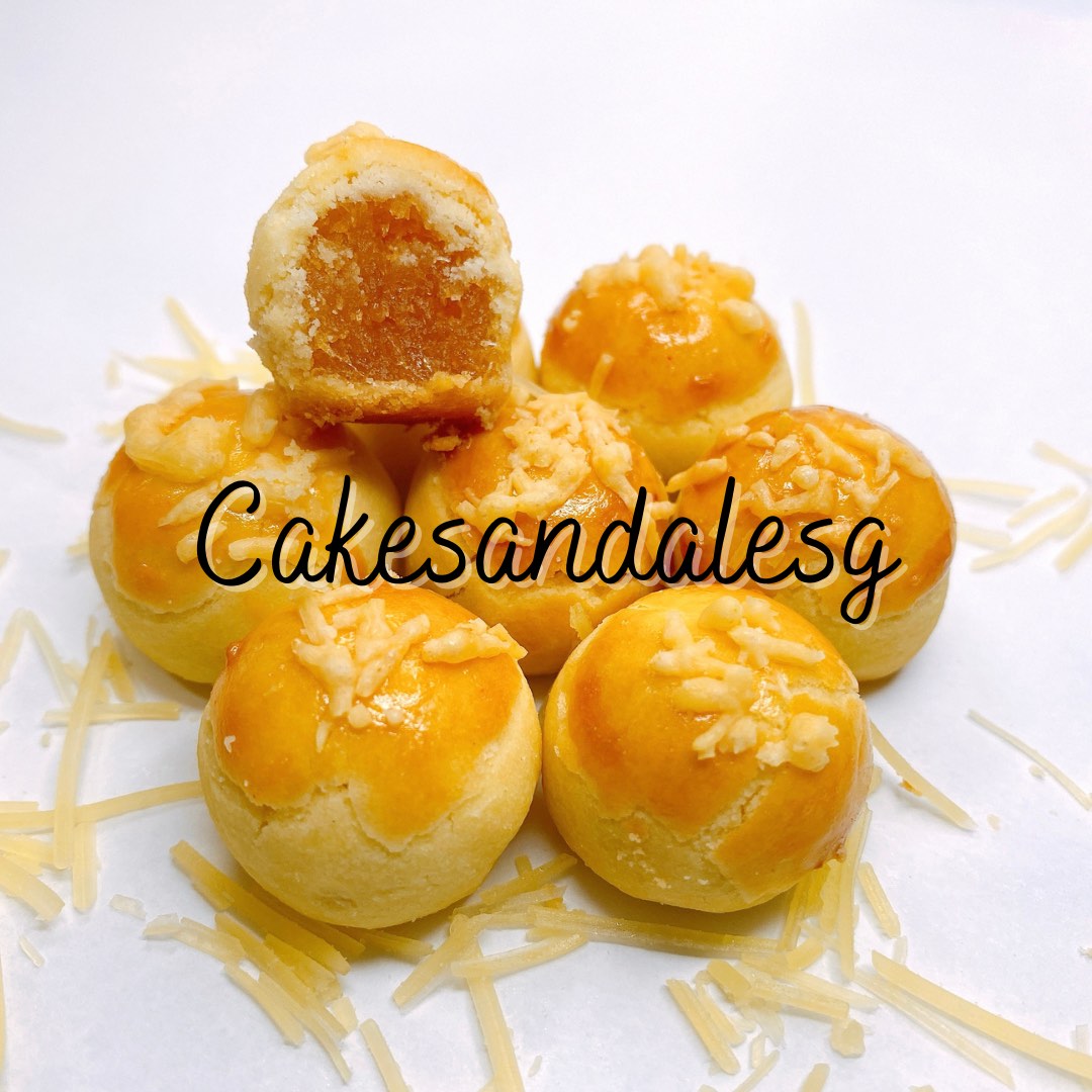 Cheesy Premium Pineapple Ball * Low Sugar * CNY Cookies, Food & Drinks ...