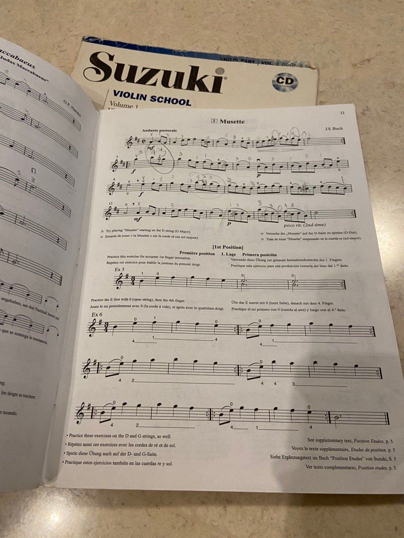 Clearance!! Suzuki violin school (Volume 1, 2 & 3) revised edition ...
