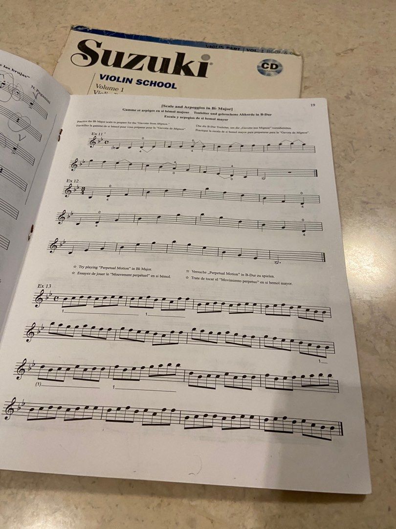 Clearance!! Suzuki violin school (Volume 1, 2 & 3) revised edition ...