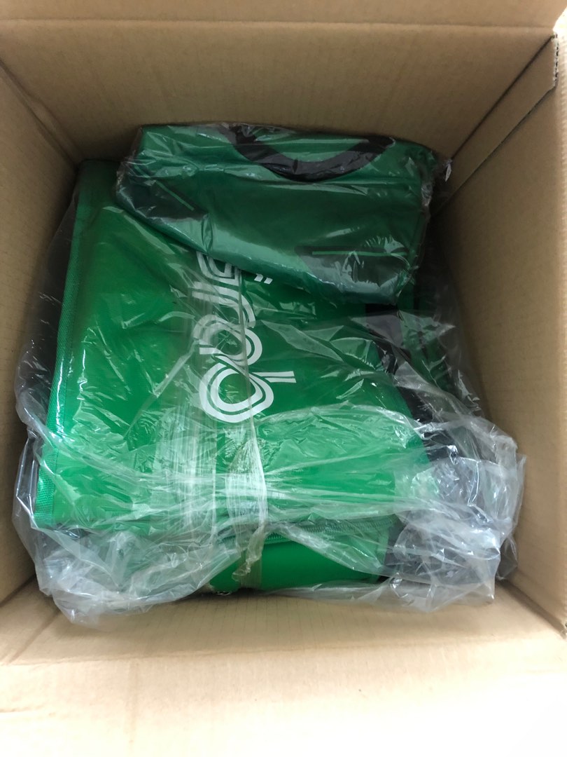 Complete GRAB FOOD bags acessaries, Everything Else on Carousell