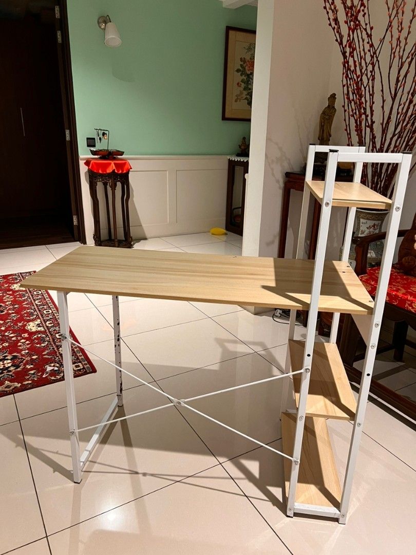 Computer table / meja computer, Furniture & Home Living, Furniture ...