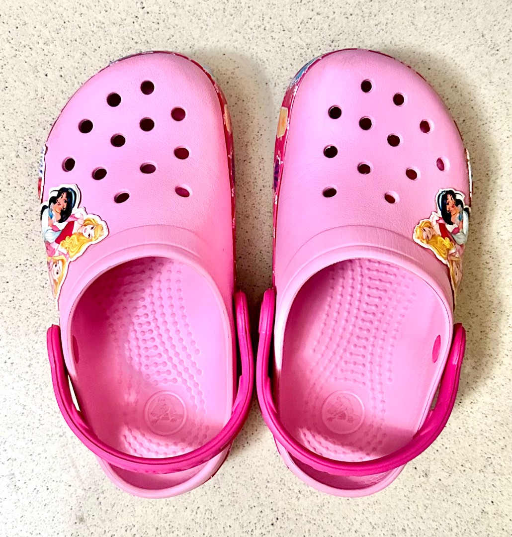 Crocs Disney Princesses, Babies & Kids, Babies & Kids Fashion on Carousell