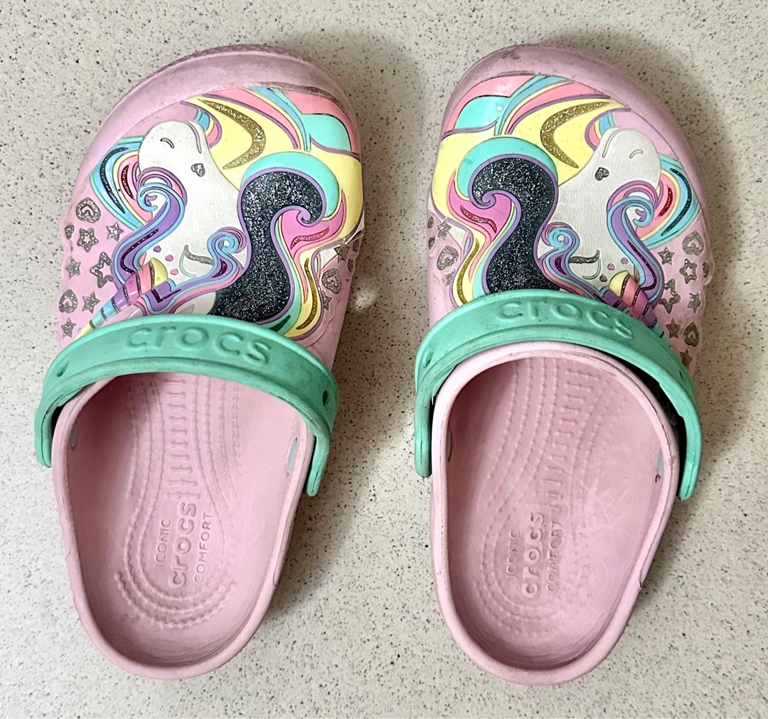Crocs Unicorn, Babies & Kids, Babies & Kids Fashion on Carousell